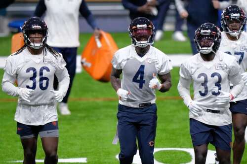 Bears injury report: Eddie Jackson, Jaylon Johnson, Josh Blackwell ...