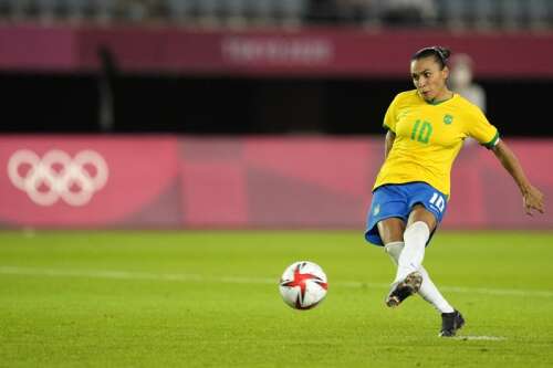 Marta pursues soccer gold at the Olympics while preparing to pass the ...