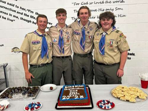 Four Carol Stream Scouts achieve rank of Eagle Scout