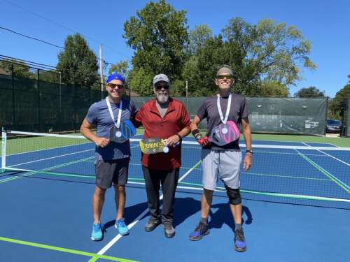 Ages 55+ Pickleball Tournament Battle for First Place