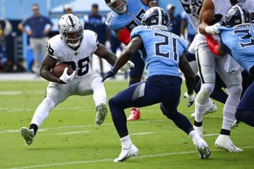 Raiders' McDaniels looks for balance with rushing game