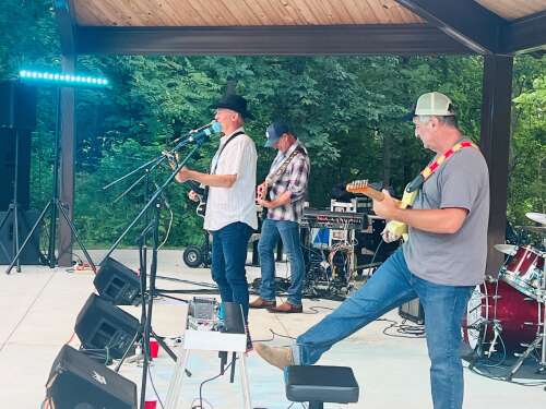 Country rock band Ginger Road at Izaak Walton Reserve on June 20
