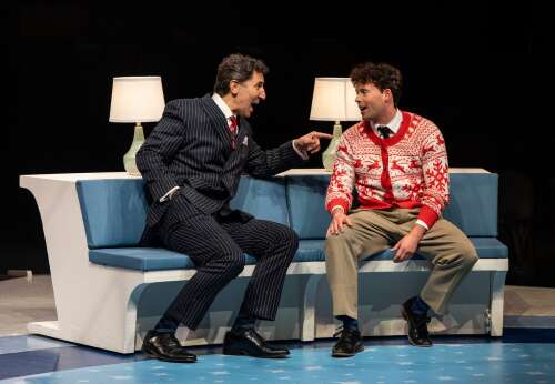 Strong cast, great design propels Marriott Theatre’s ‘Catch Me If You Can’