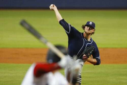 No-hit bid fails, Padres settle for 3-2 win over Miami