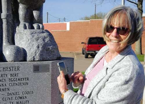 Popeye Character Trail now boasts QR codes, with more detailed information