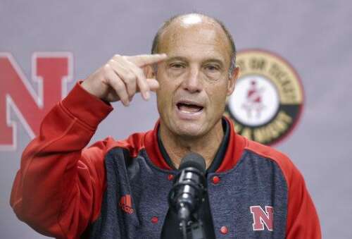Nebraska's Mike Riley is keeping his cool as pressure mounts