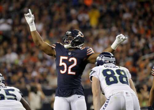 Bears' Mack brings 'sense of calm' to defense