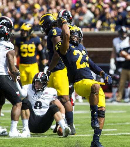 On defense, No. 7 Michigan is outscoring opposing offenses