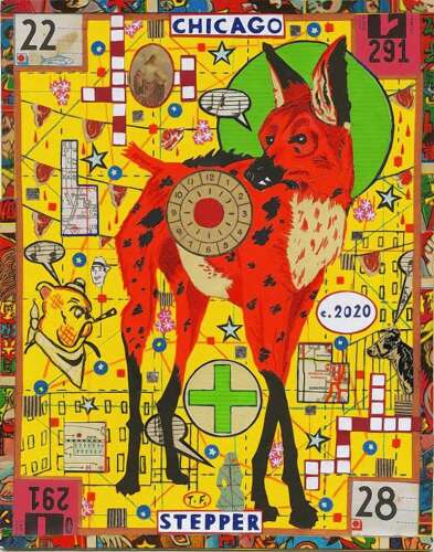 Artist Tony Fitzpatrick comes full circle with College of DuPage exhibit