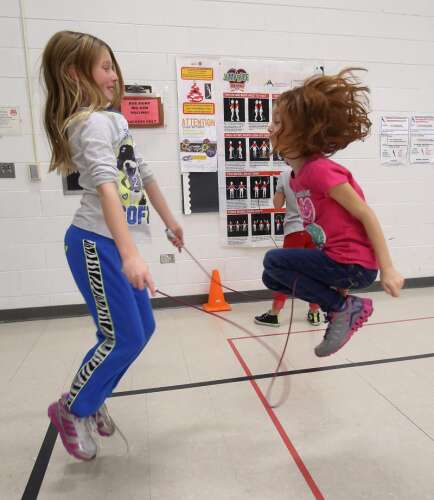 Mundelein students jump rope for heart, rubber ducks
