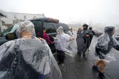 Heat wave breaks in Southern California with spotty rain