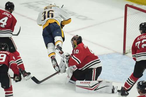 Forsberg gets 10th career hat trick, sets Nashville scoring record as ...