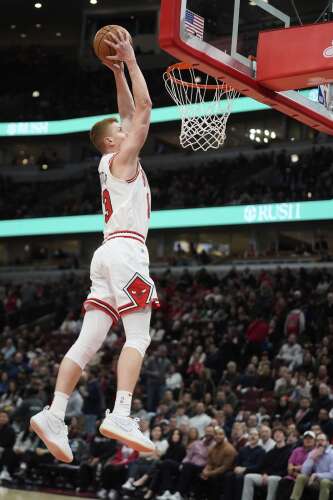 Vucevic, White, Giddey lead the postseason-bound Bulls past the Trail Blazers 118-113