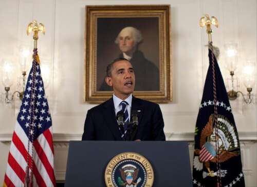 Obama tells residents to heed officials on Isaac