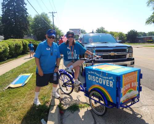 Pedaling literacy: Libraries hit the streets this summer with book bikes