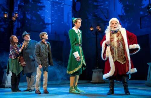 Paramount splashes on the spectacle for delightful musical 'Elf'