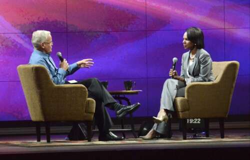 Rice shares her principles of leadership