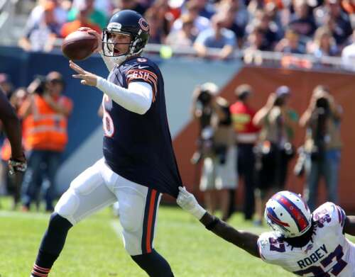Bears' Cutler must lead his troops effectively vs. Niners