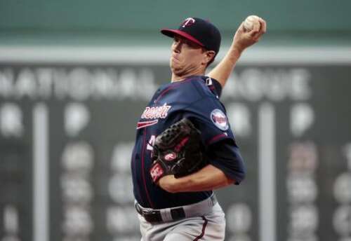 Boston bats cooled off in 2-1 loss to Twins