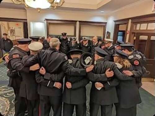 Shield 23 Foundation gifts funds to firefighters/paramedics fighting ...