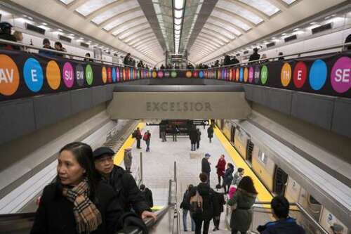 New York trains roll on new subway line envisioned in 1920s