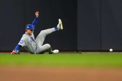 Unlikely hero: Vaughn’s home run the winning hit as Cubs eliminated