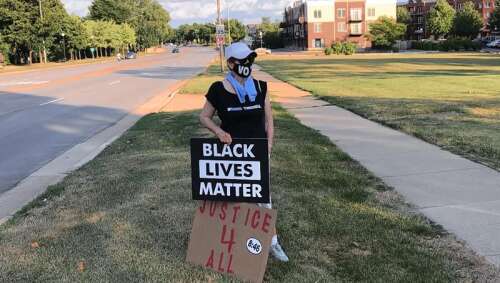 Small protests, loud voices calling for equal justice