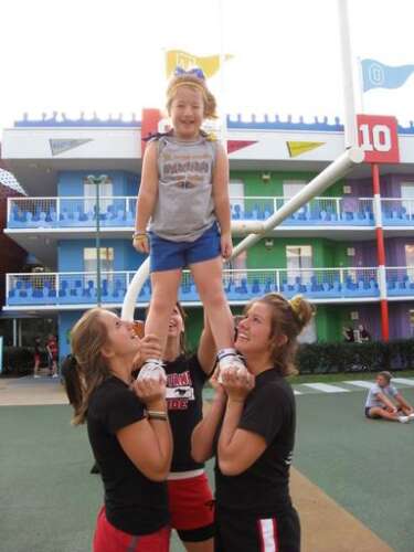 Taylor Radtke having the time of her life