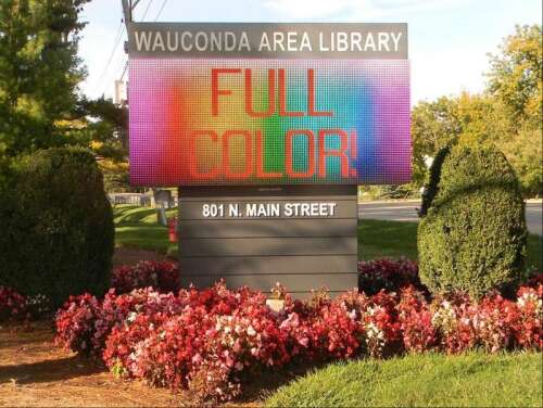 Wauconda library installs new LED sign