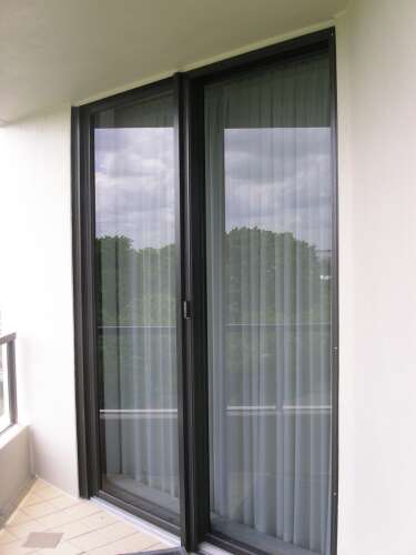 Alternative screening options for standard doors provide natural ...