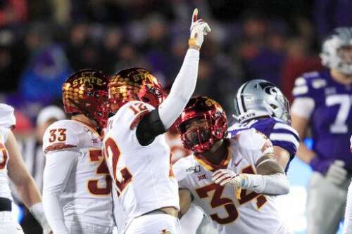 K-State holds off Iowa State 27-17 in '~Farmageddon'