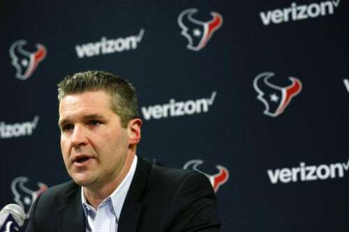 Brian Gaine introduced as Texans general manager