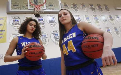 As seniors, Warren's Hughes and Dickson ruled