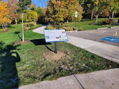 New interpretive sign at Veterans Park in Naperville highlights park's ...