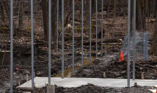 A new home for Rocky: Work underway on larger enclosure for River Trail ...