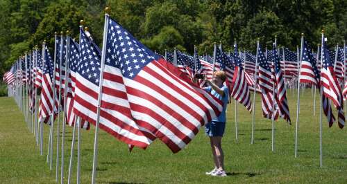 Fireworks and flags fan pre-Fourth of July festivities