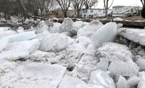As temperatures rise, officials watch for flooding, ice jams