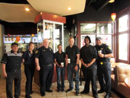 South Elgin Police Department holds Coffee With A Cop at McDonald's