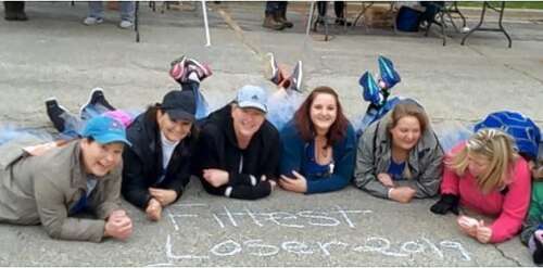 Fittest Loser At Work teams celebrate favorite moments