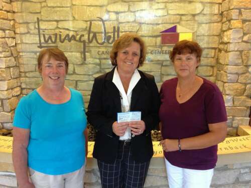 Club donates to LivingWell Cancer Resource Center