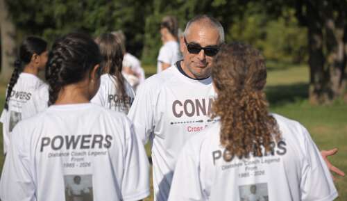 Conant High School’s second-ever boys cross country coach nearing ...