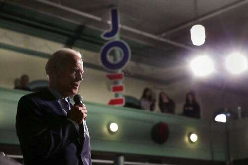 Biden questioned about sharing 2020 ticket with Republican