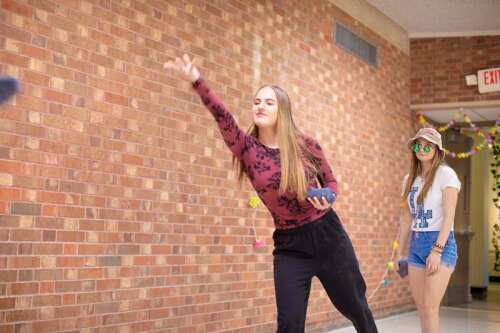 Tropical fun serves as send off into remote learning