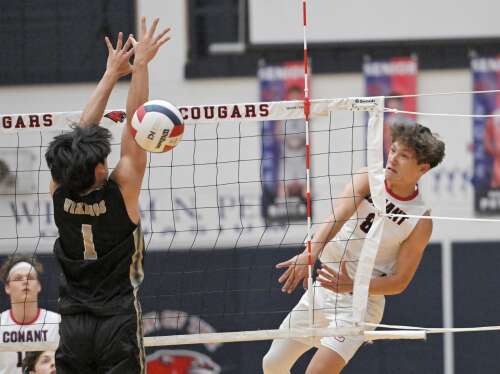 Boys volleyball: Conant rallies past Fremd for 3rd straight regional title