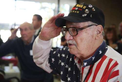 Late Daily Herald reporter honored during Veterans Day ceremony