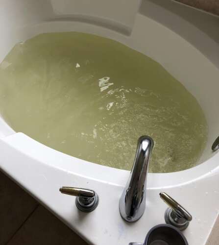 "I hate to question them, but I want to be safe": Discolored water ...