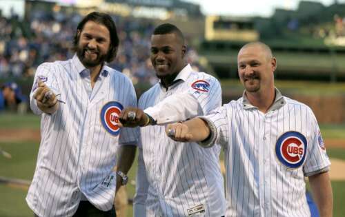 Chicago Cubs happy to welcome back three friends