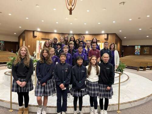 St. Emily School inducts new NJHS students