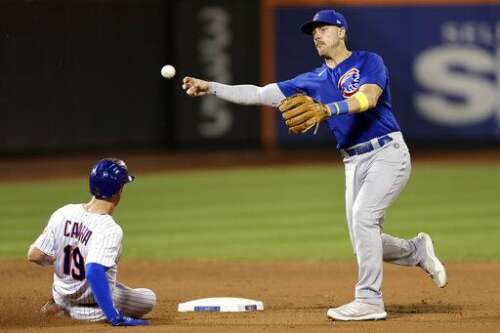 Peterson tagged early, Mets fall to Cubs 6-3 and get swept