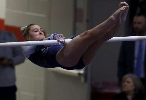 Girls gymnastics: Hersey hits at right time, wins state meet